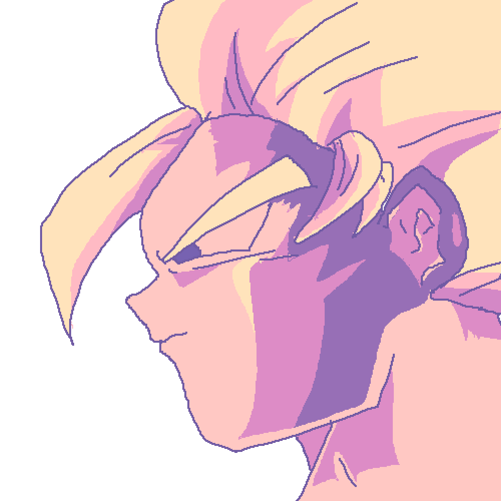 Pixilart - goku with pallet by SONICBOY817-AID