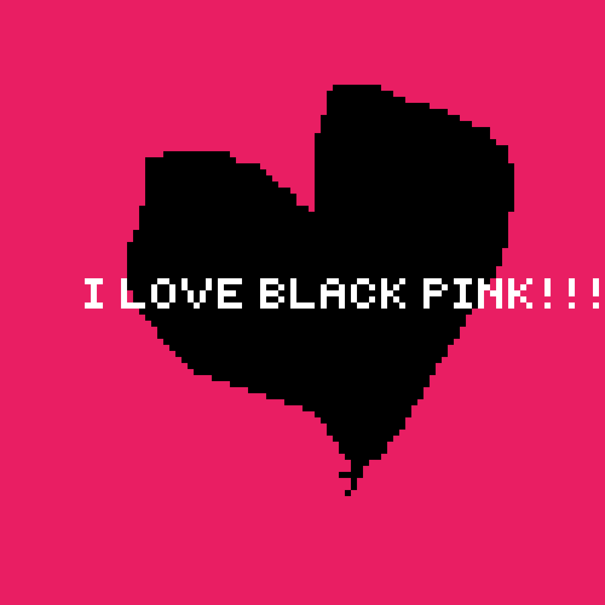 Pixilart - Black Pink by fireangel4ever