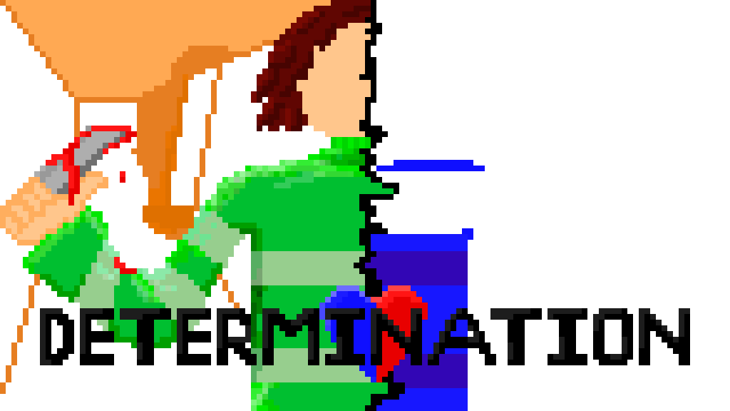 Pixilart - undertale pixel thingy by Sashothepixel