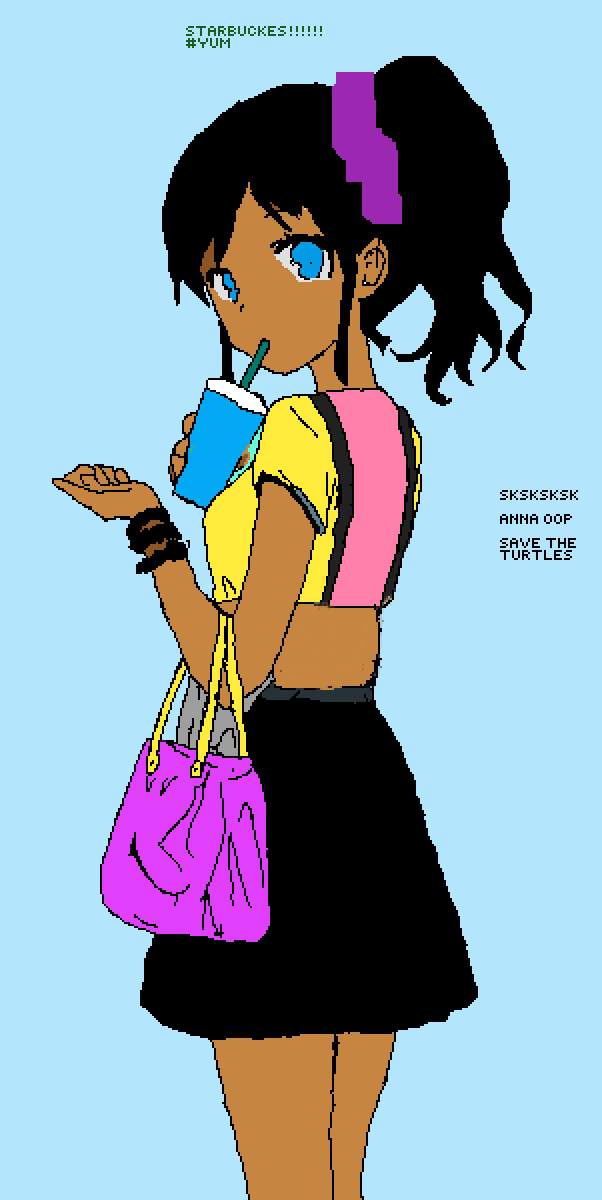 Editing VSCO girl - Free online pixel art drawing tool - Pixilart