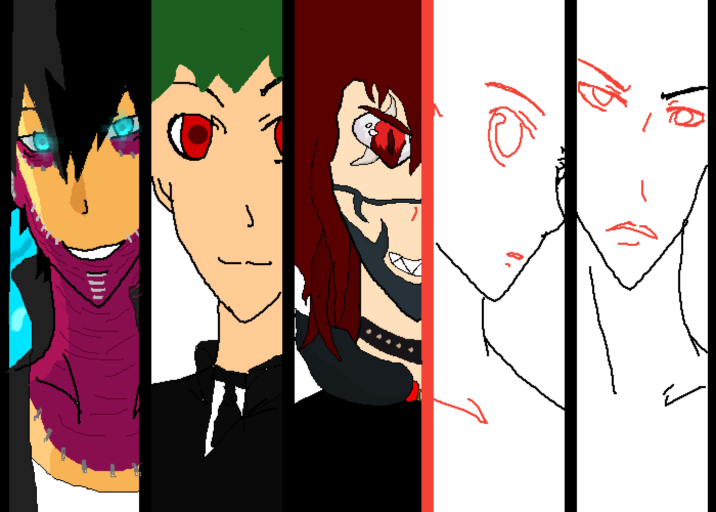 Editing evil mha - Free online pixel art drawing tool - Pixilart