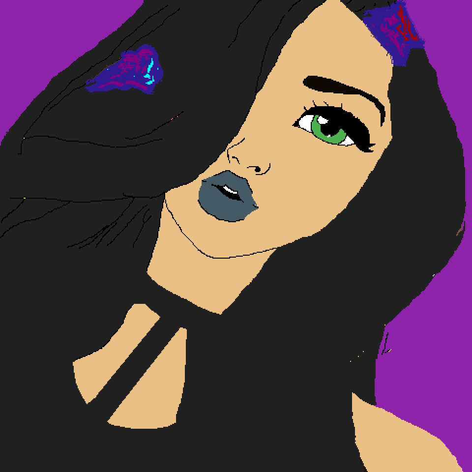 Editing Goth Girl - Free online pixel art drawing tool - Pixilart