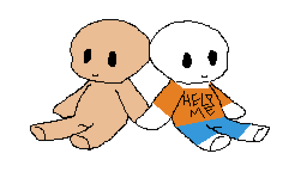 Pixilart - Ragdoll chibi collab by Henk