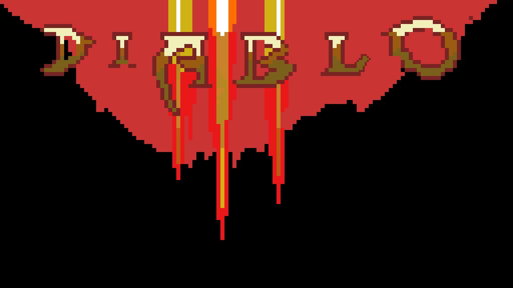 Editing #8-bit Diablo 3 Logo 8-bit Edition - Free online pixel art ...