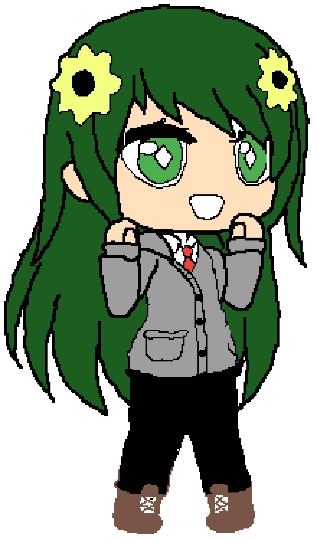 Editing gacha life - Free online pixel art drawing tool - Pixilart