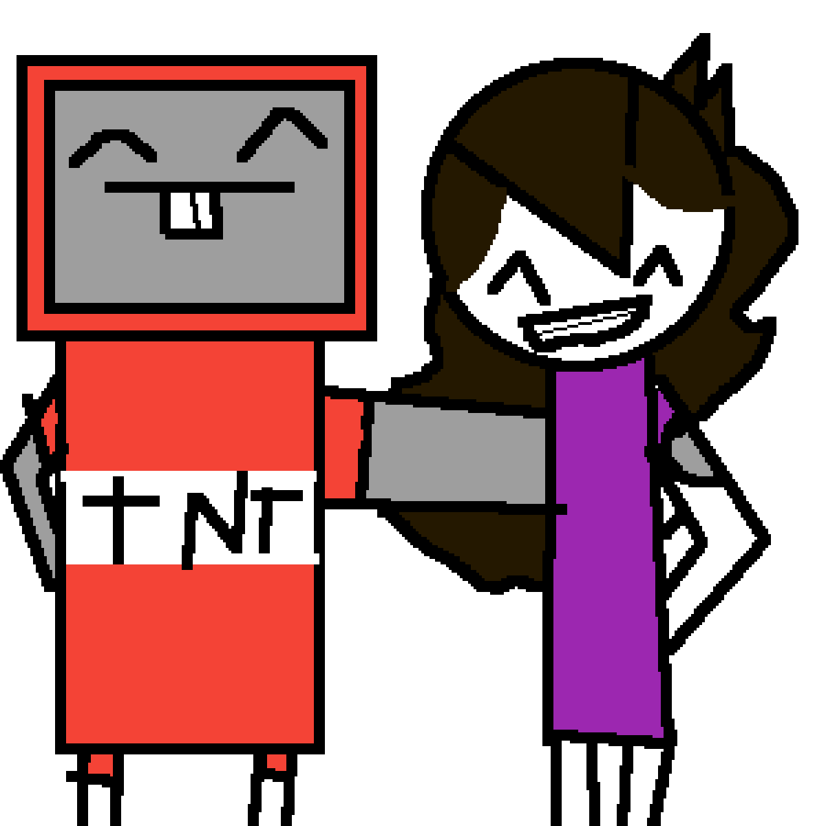 Pixilart - Explodingtnt x Jaiden animations! by Cosmic-Beauty