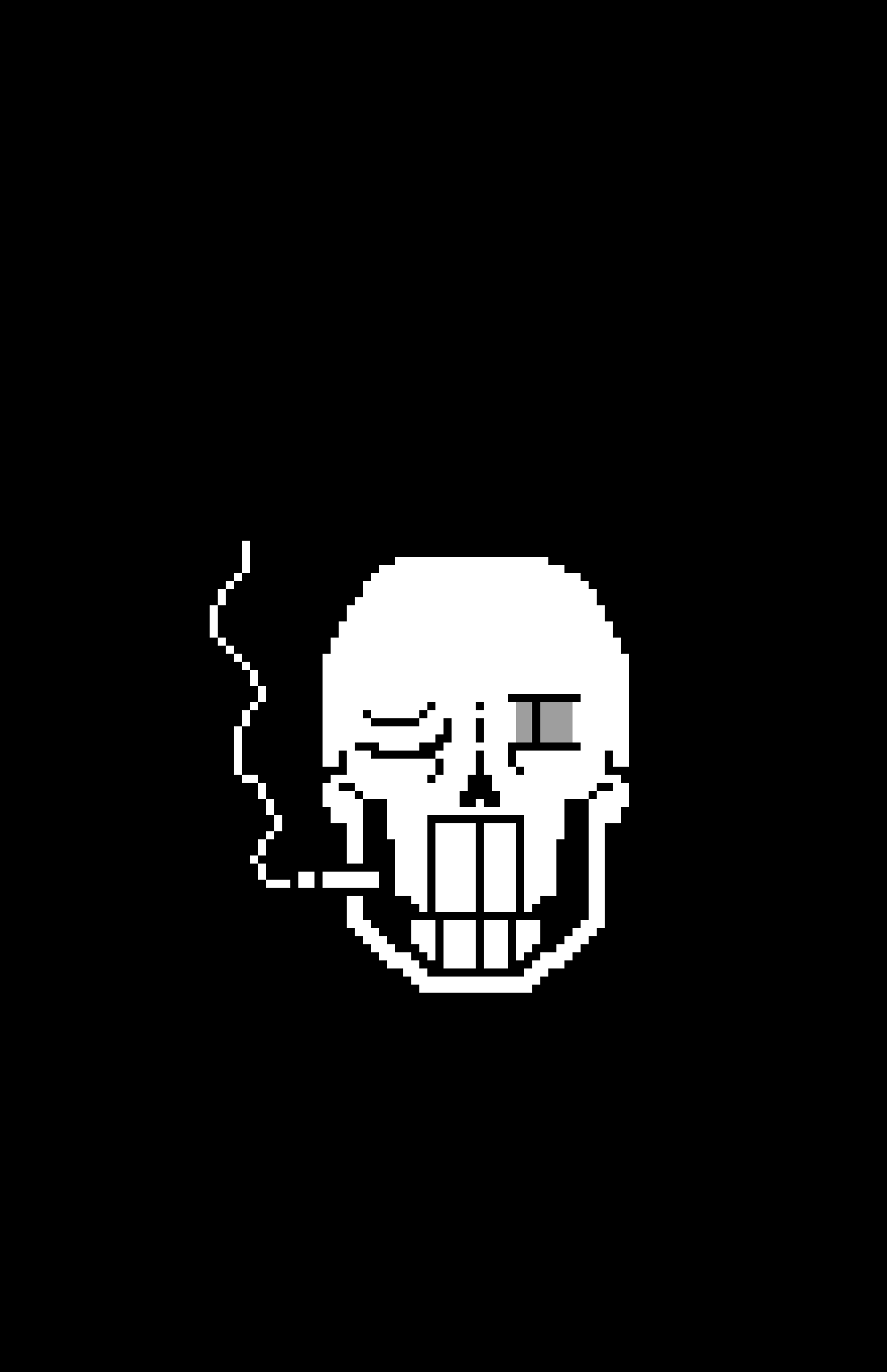 Pixilart - SwapFell Papyrus Head Bas by NappyGaster
