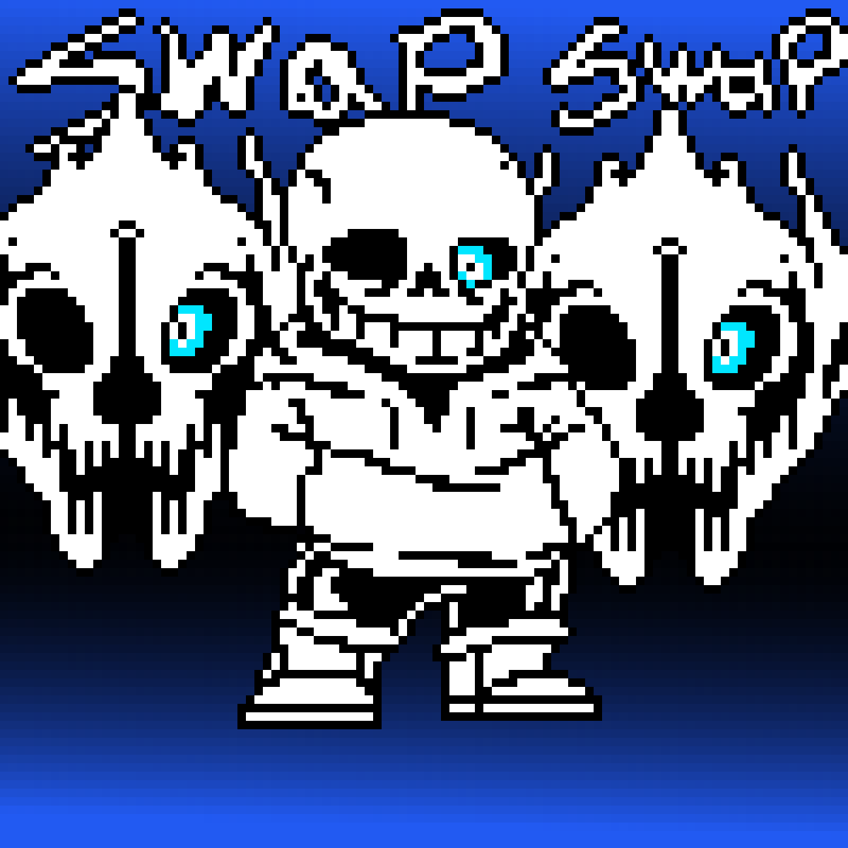 Pixilart - underSwapswap sans by Glitched-artist