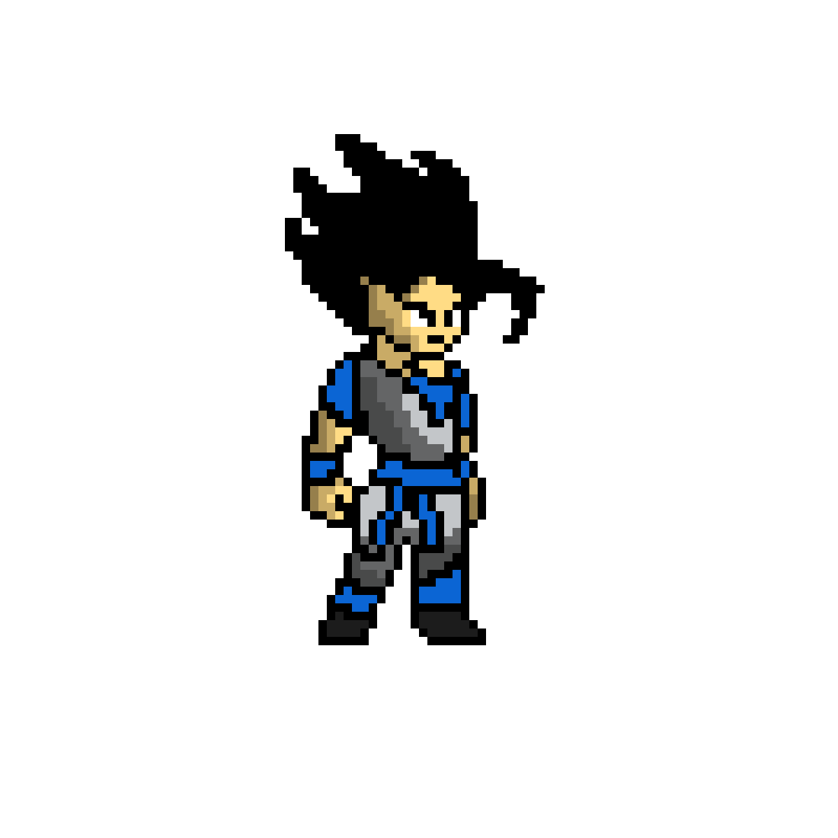 Pixilart - dragon ball oc sprite by infinite-braker