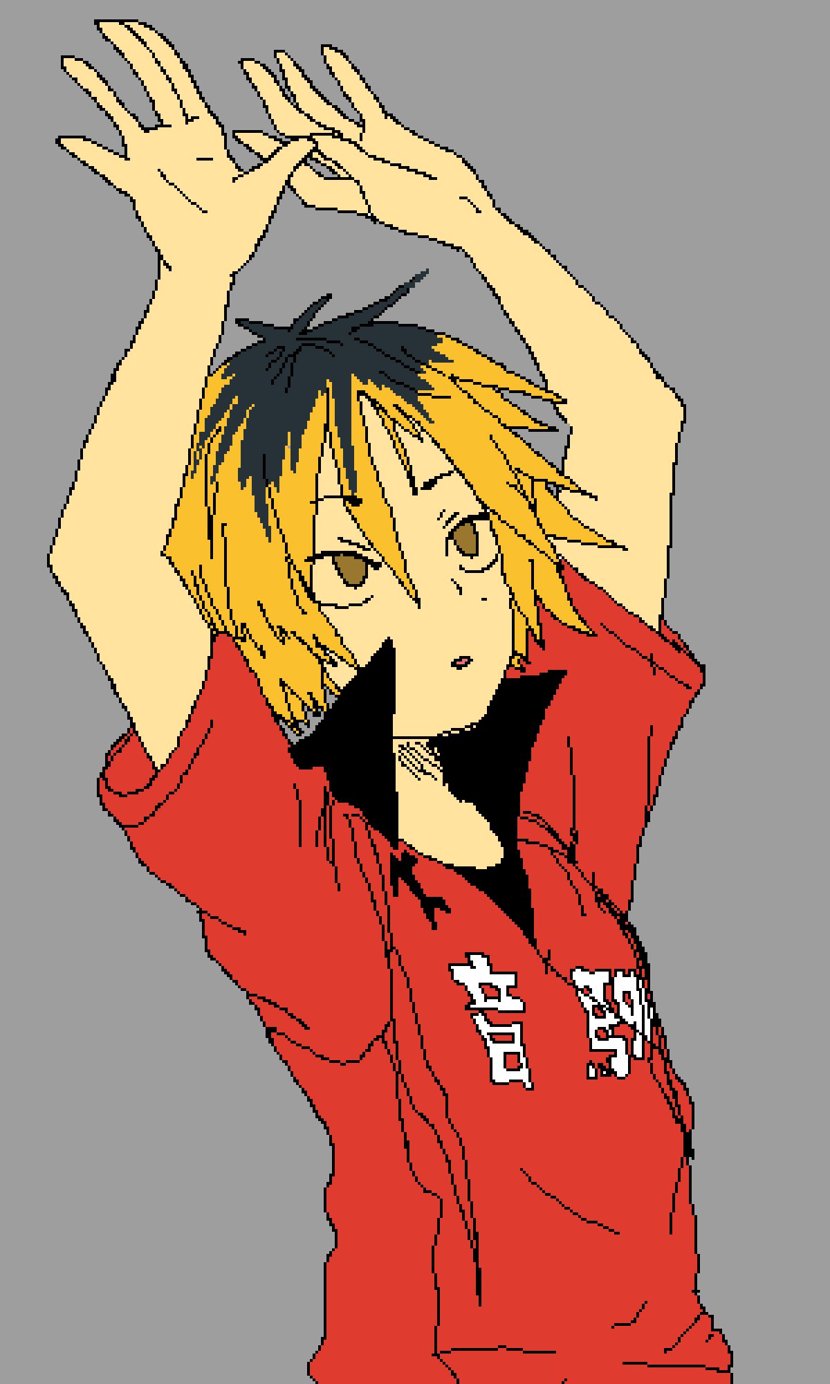 Kenma Pixel Art/haikyuu Pixel Art