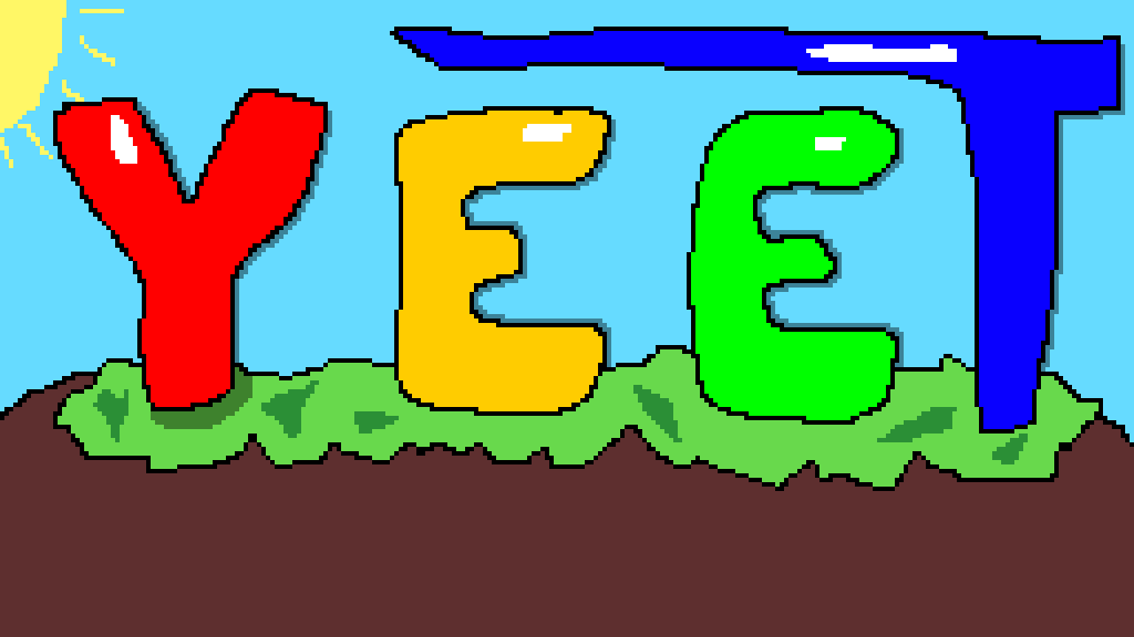 Pixilart - YEET by Frostwrath