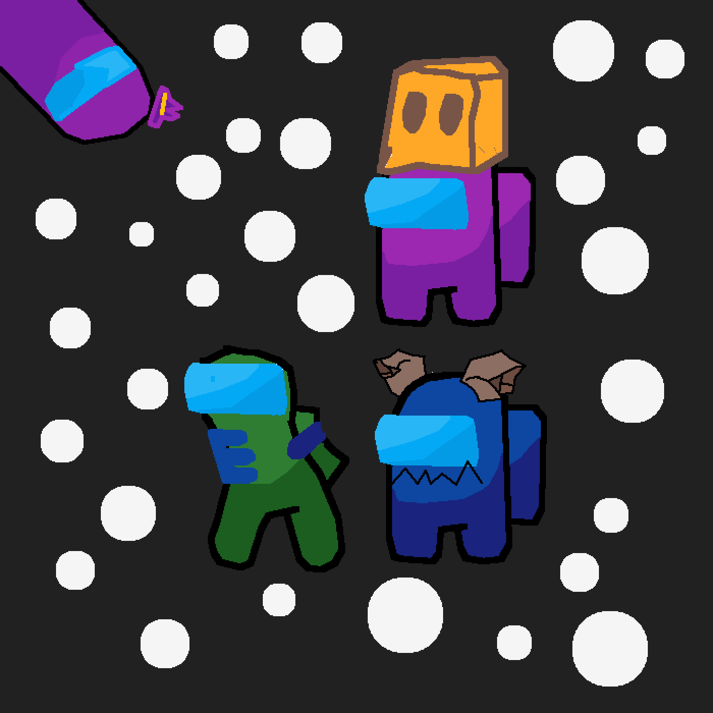 Editing Among us college - Free online pixel art drawing tool - Pixilart