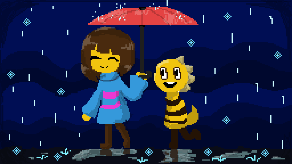 Pixilart - Undertale:Rainy by PixelArtwork
