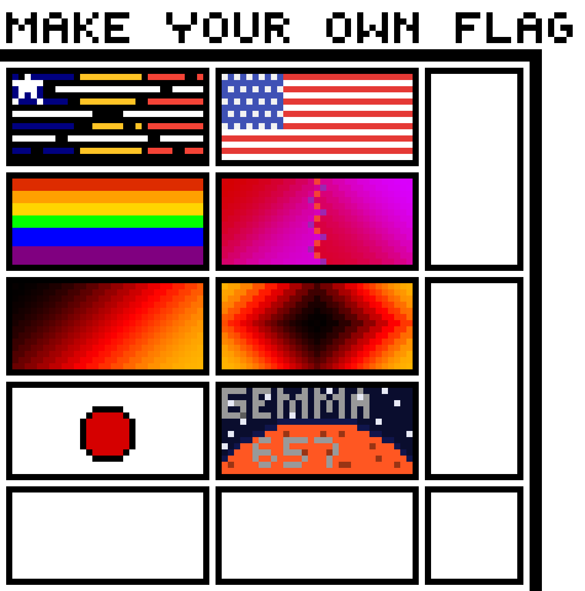 Pixilart - Make your Flag!!! by Gemma657