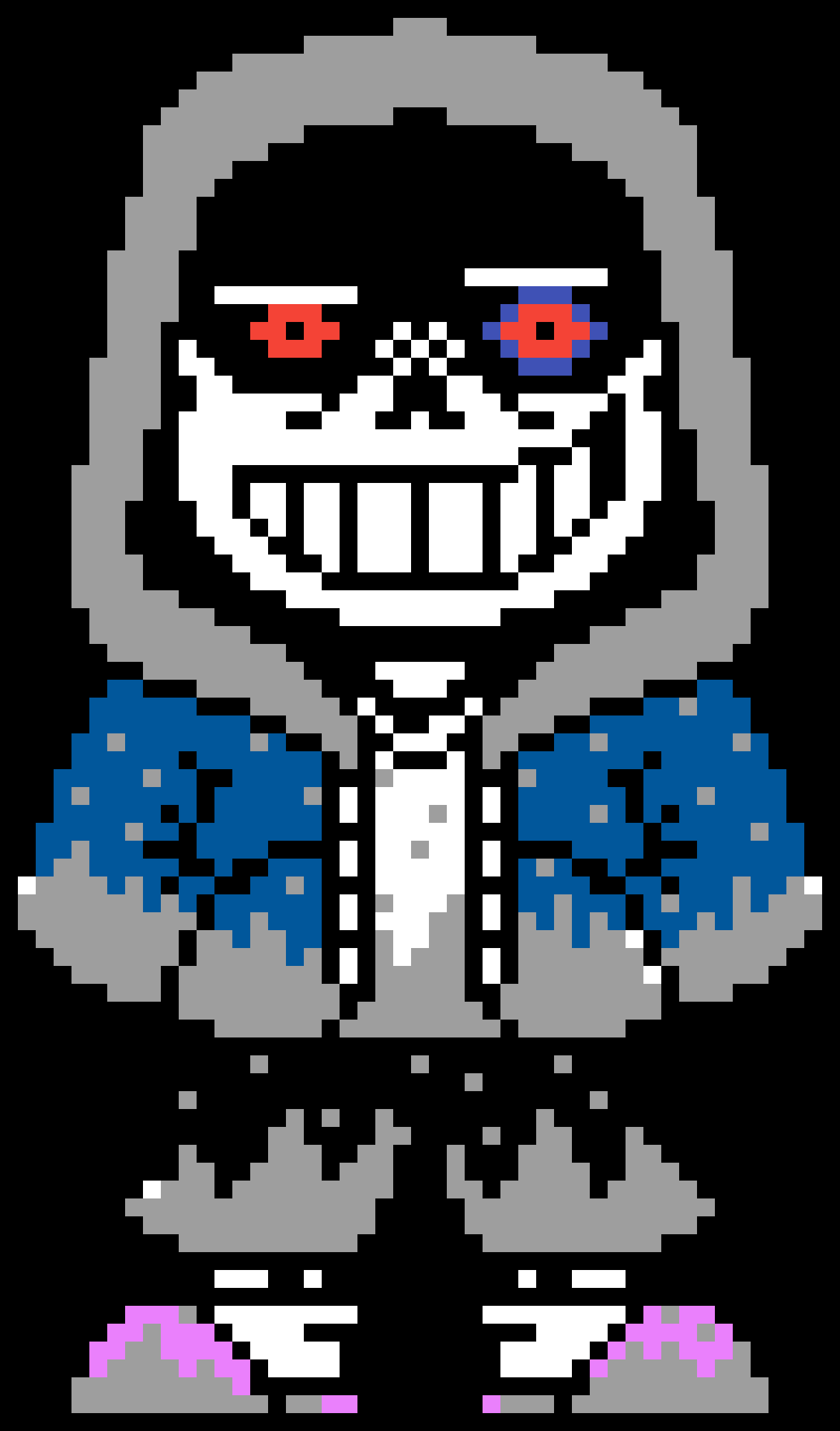 Editing Dusttale Sans Style Free Online Pixel Art Drawing Tool Pixilart