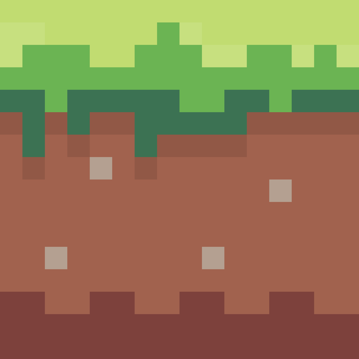 How To Draw Minecraft Dirt Block
