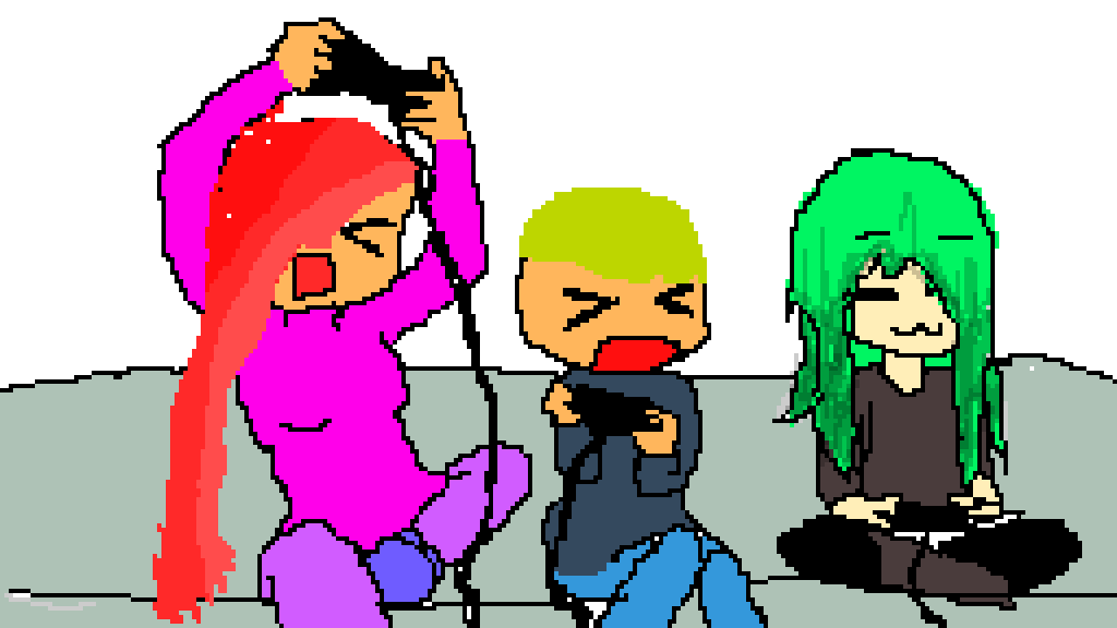 Editing Video Game -collab- - Free online pixel art drawing tool - Pixilart