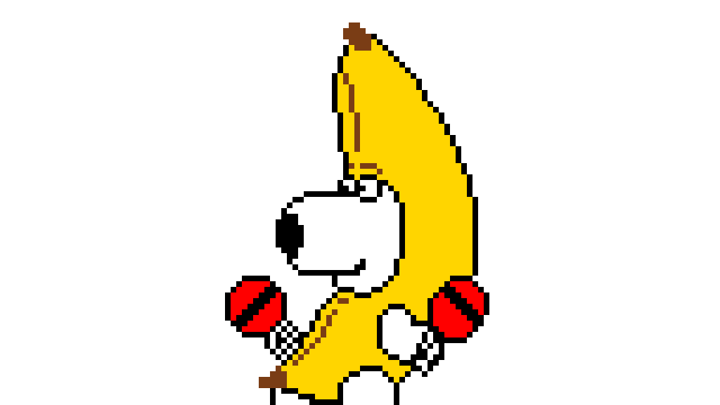 Pixilart - Banana Brian by JDAJJJ
