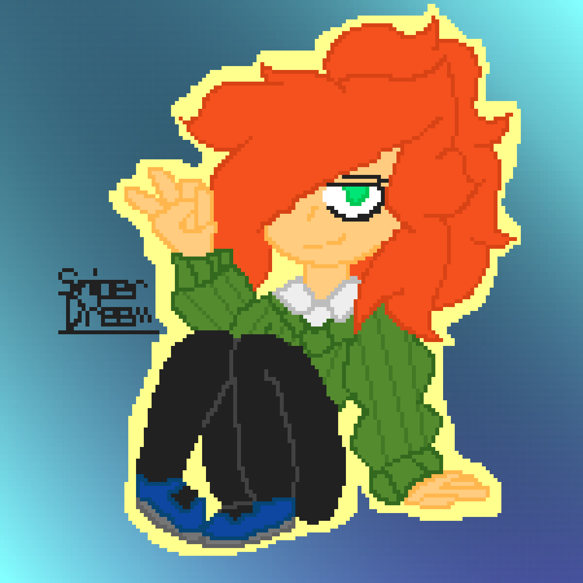 Pixilart - Ginger Girl by Sniper-Dreemurr