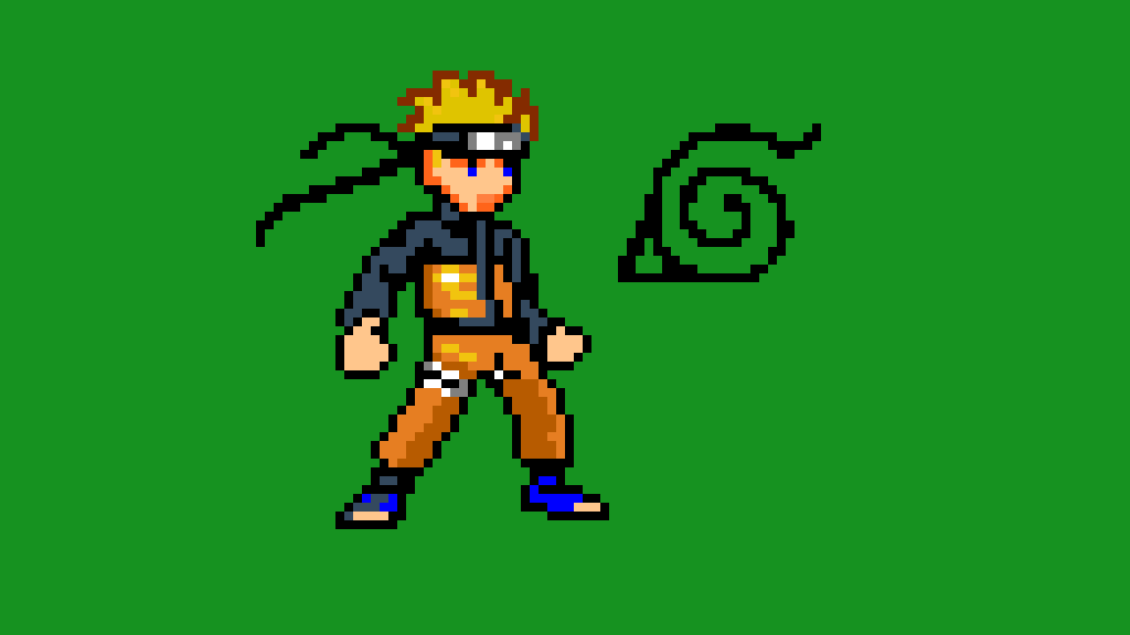 Pixilart - Naruto by Dragonbreath578