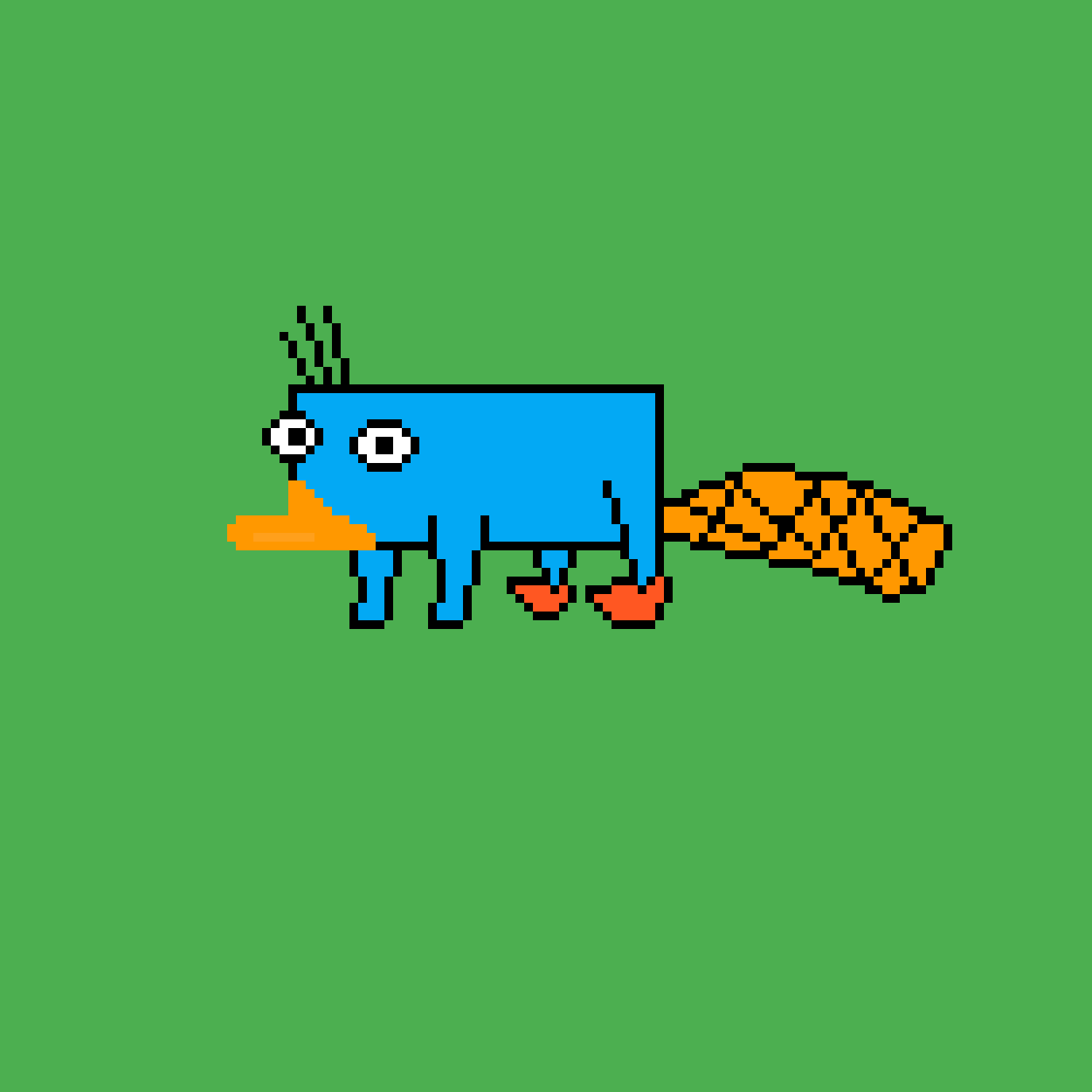 Pixilart - Agent P by Adamonster92