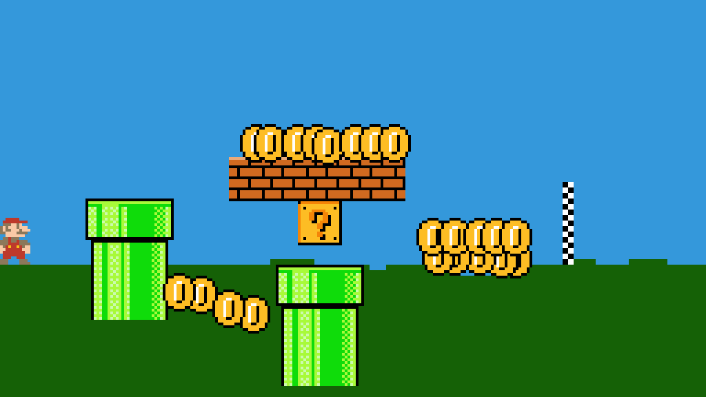 Editing mario level - Free online pixel art drawing tool - Pixilart