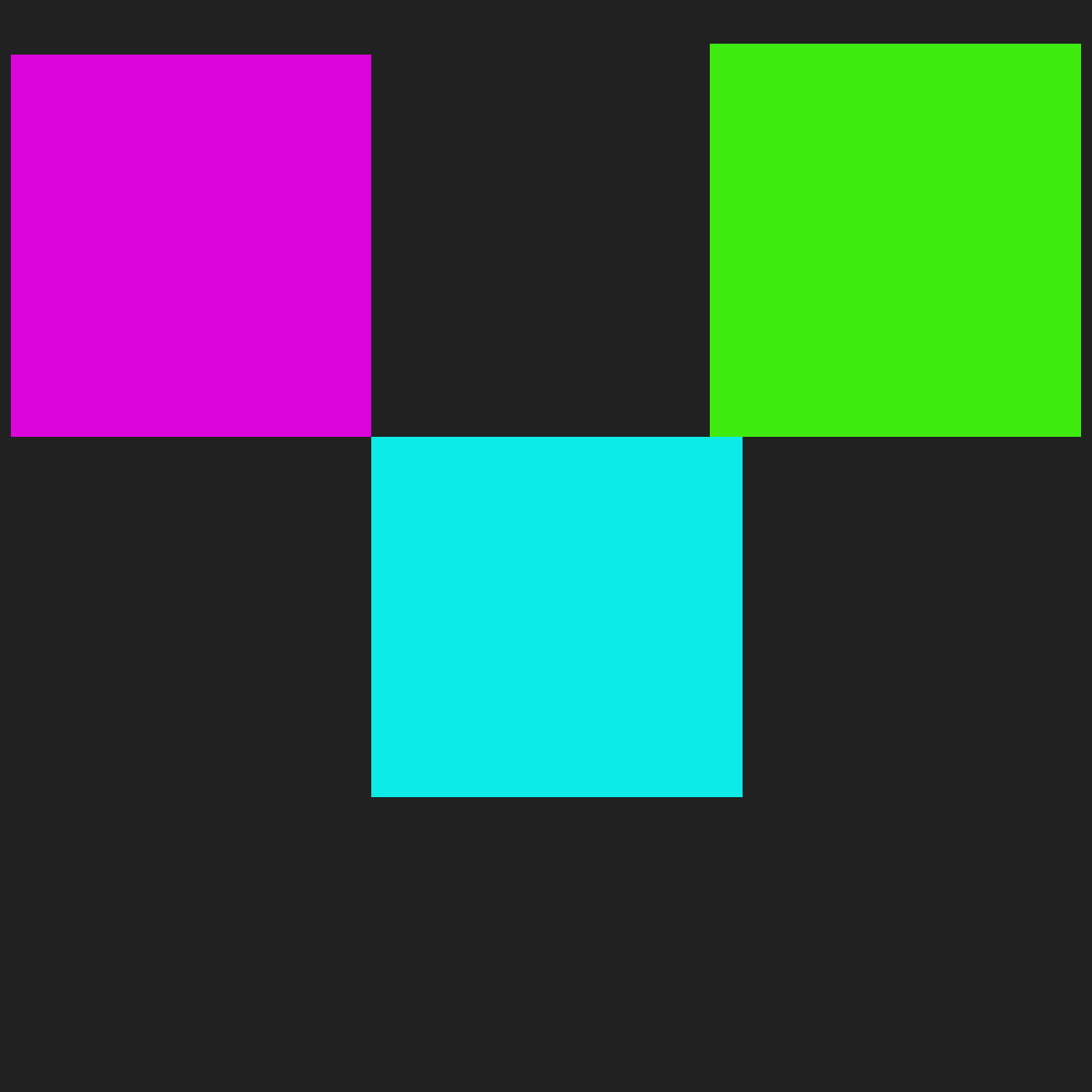 Pixilart - My 3 favorite Colors by RJvevo