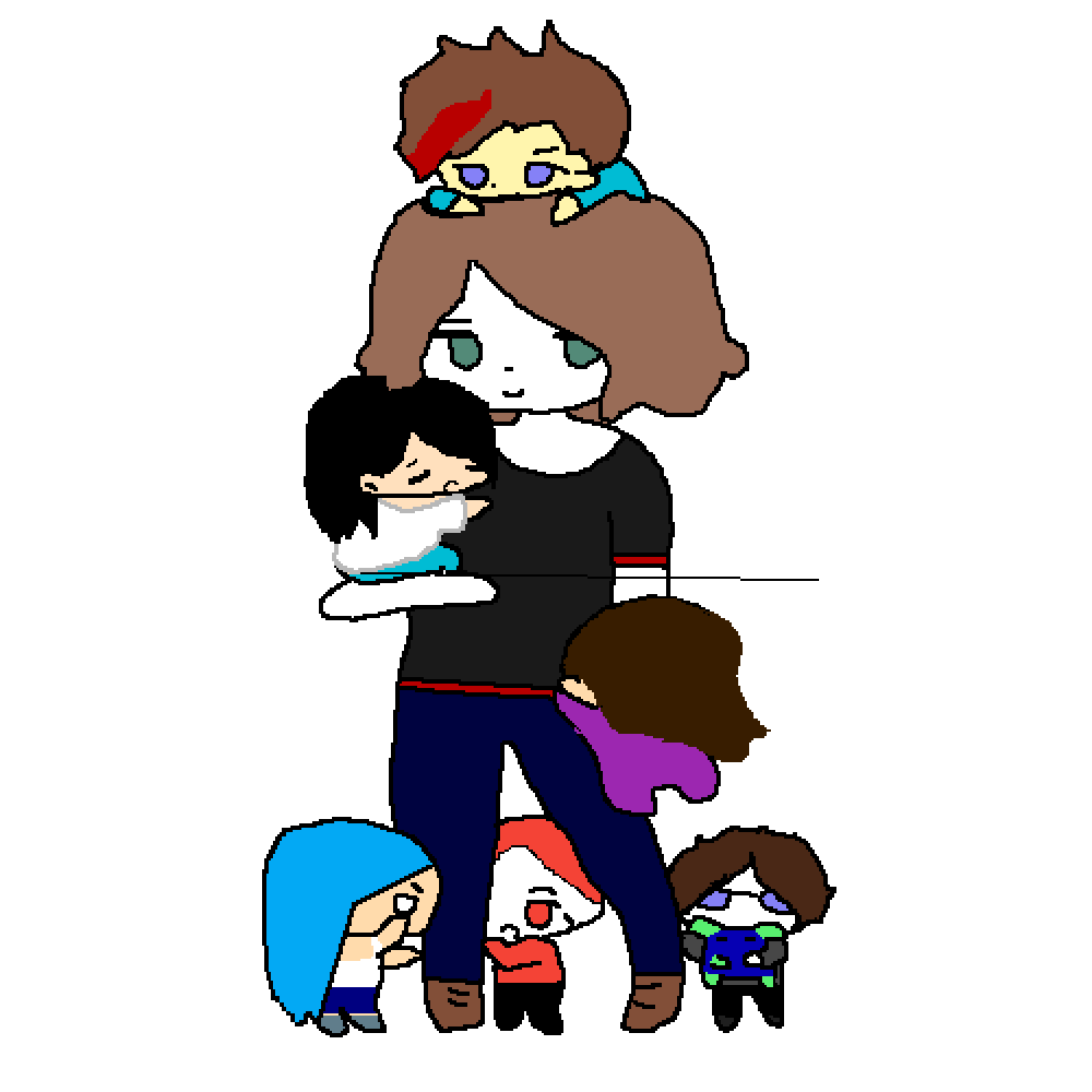 Pixilart - baby frisk climbs her sitter by kitten-frisk