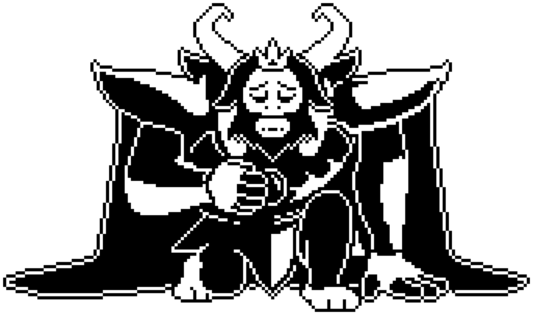 Editing Defeated Asgore Base - Free online pixel art drawing tool ...
