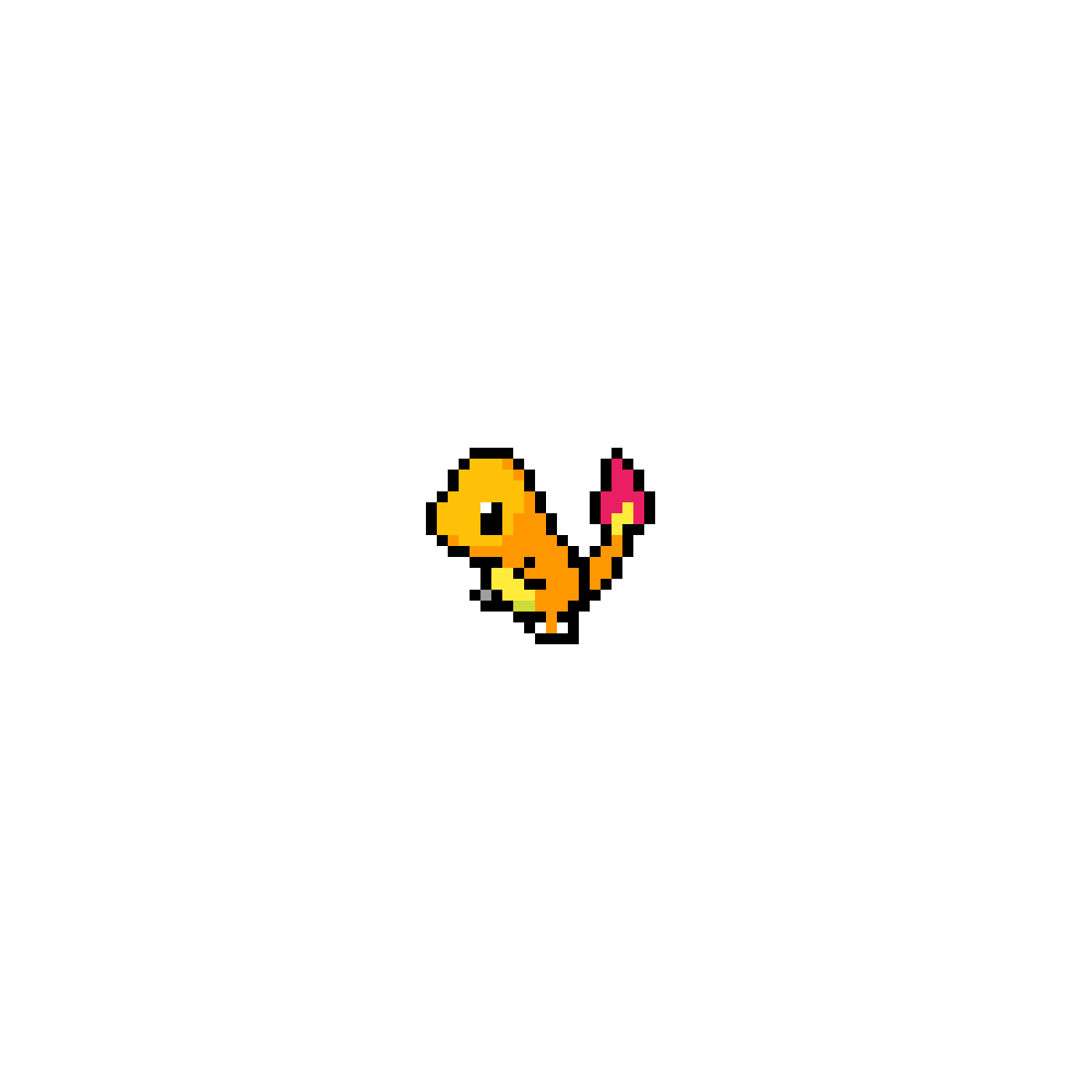 Editing Charmander - Free online pixel art drawing tool - Pixilart