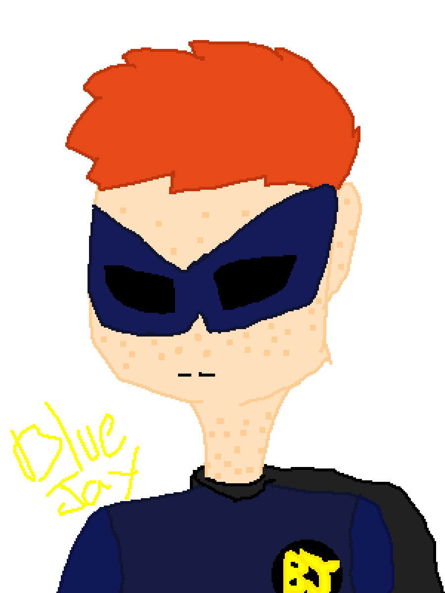 Pixilart - Blue Jay- Superhero OC by BluInc