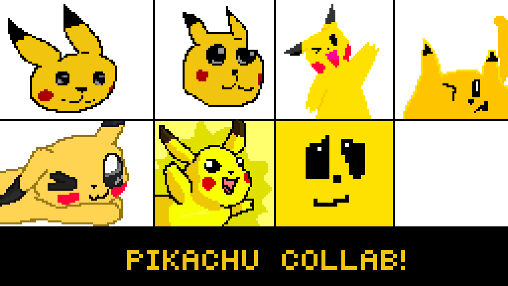 Pixilart - Pikachu Collab! (Add your Pikachu!) by mulipurtmaster