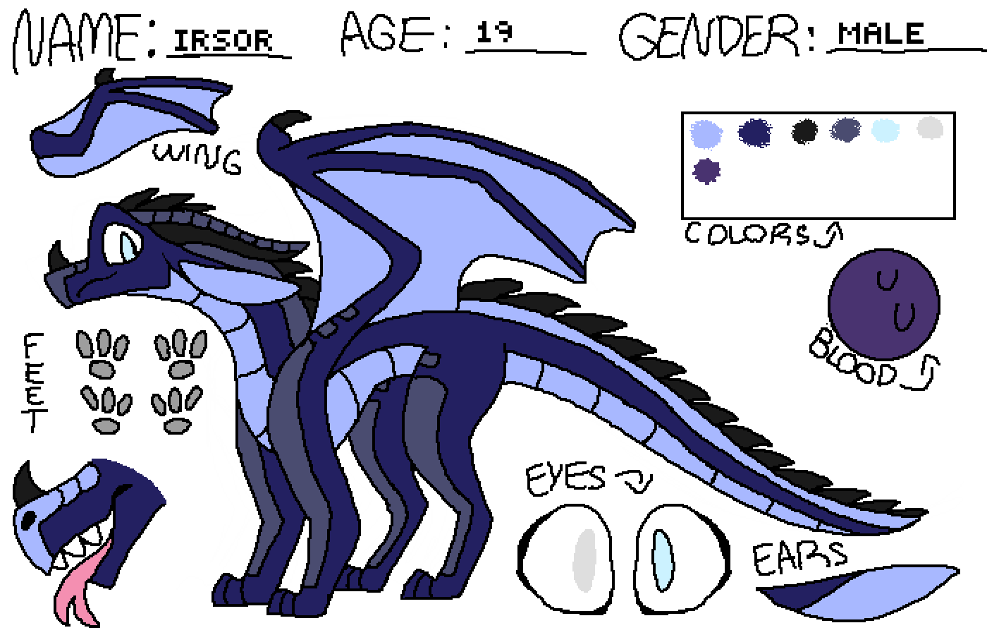 Pixilart - Dragon Base Ref by Iamaweirdo