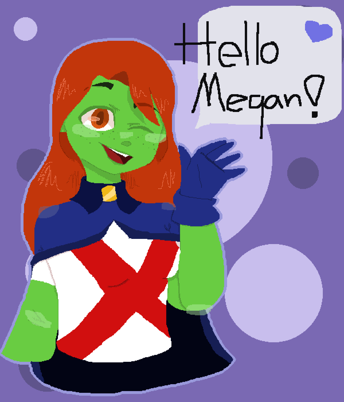 Pixilart - Hello Megan! ( Young Justice ) by jasminazman