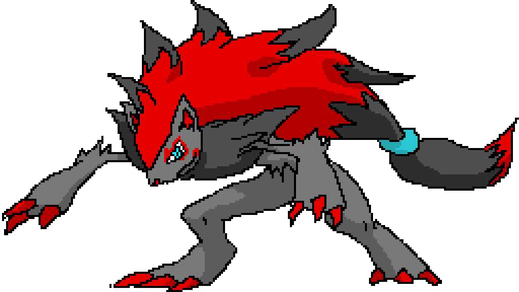 Pixilart - Zoroark by MegaCobalionII