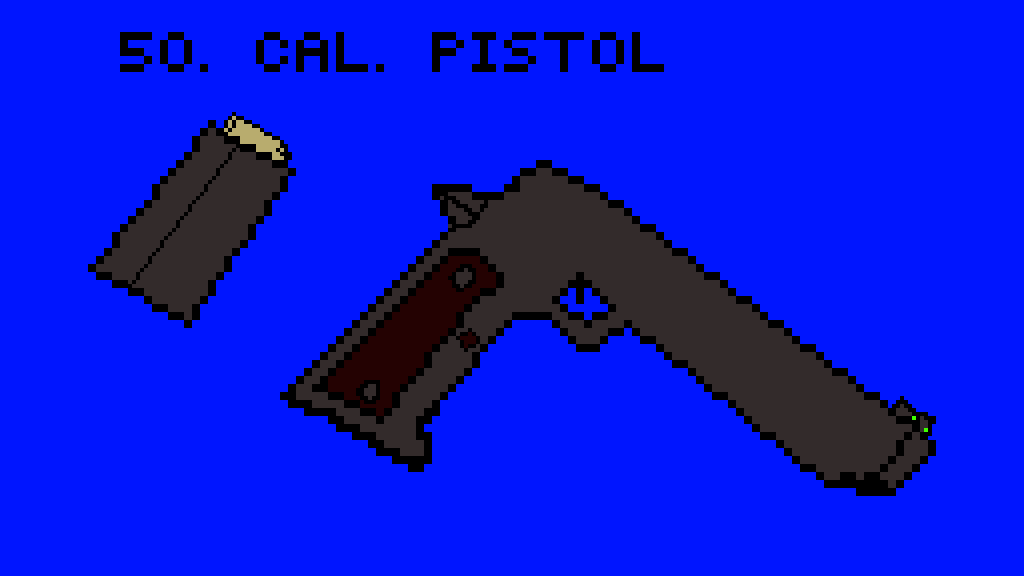 Pixilart - 50. Cal Pistol by FearlessKarma3