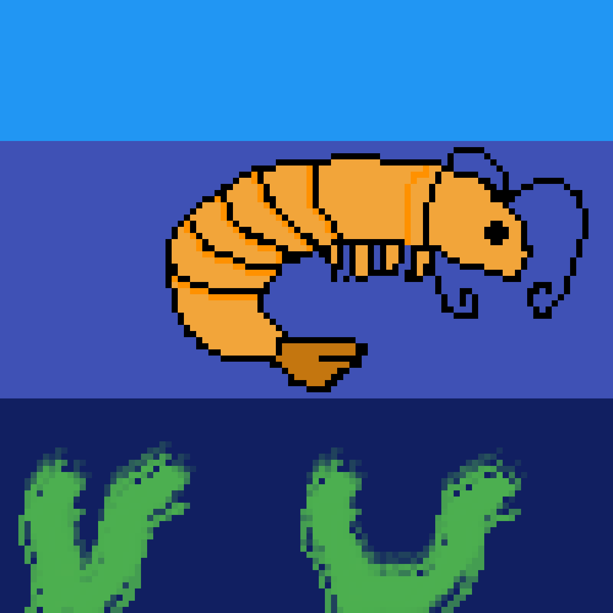 Pixilart - Shrimp by FurryCatay