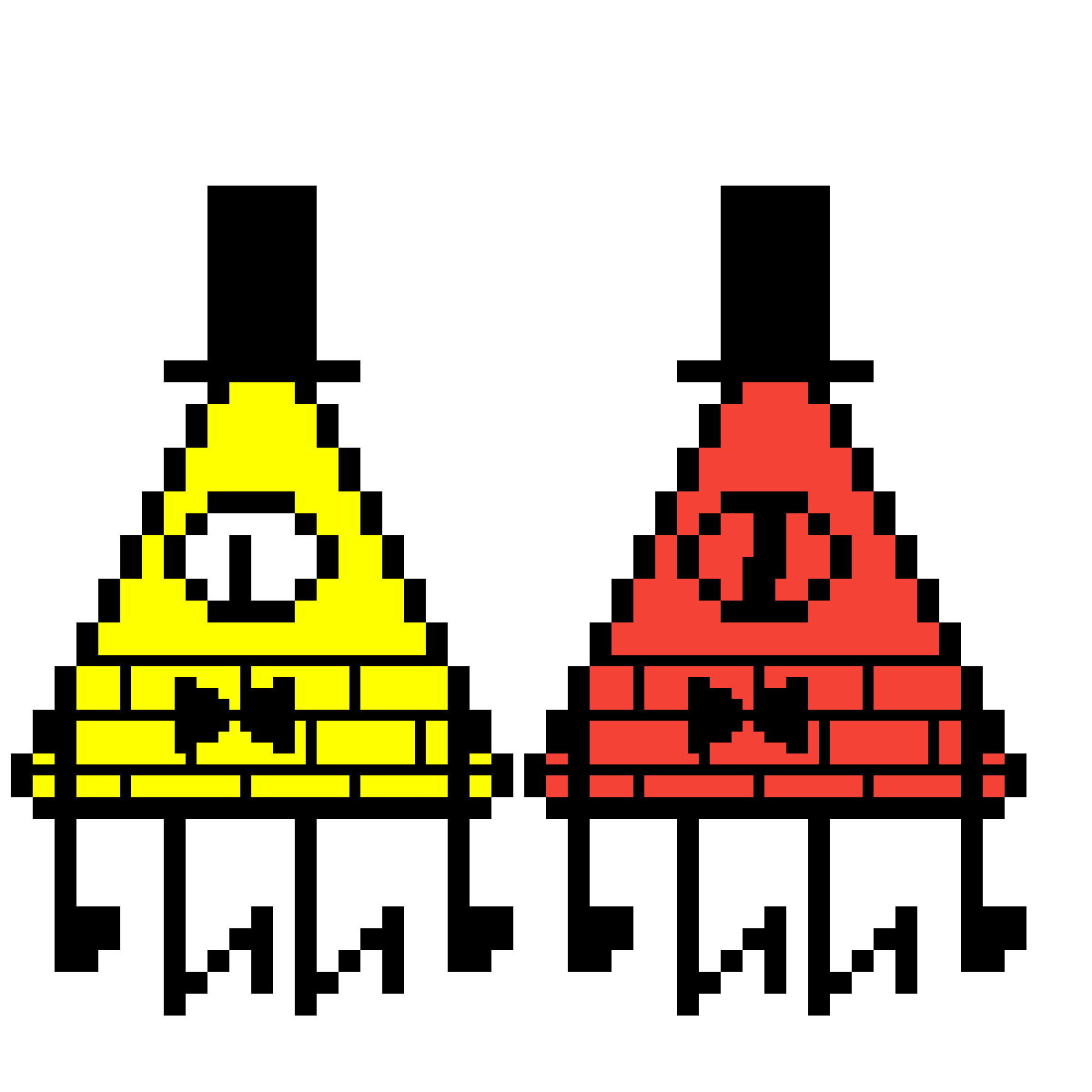 Pixilart - Bill is angry and happy by adityapandey