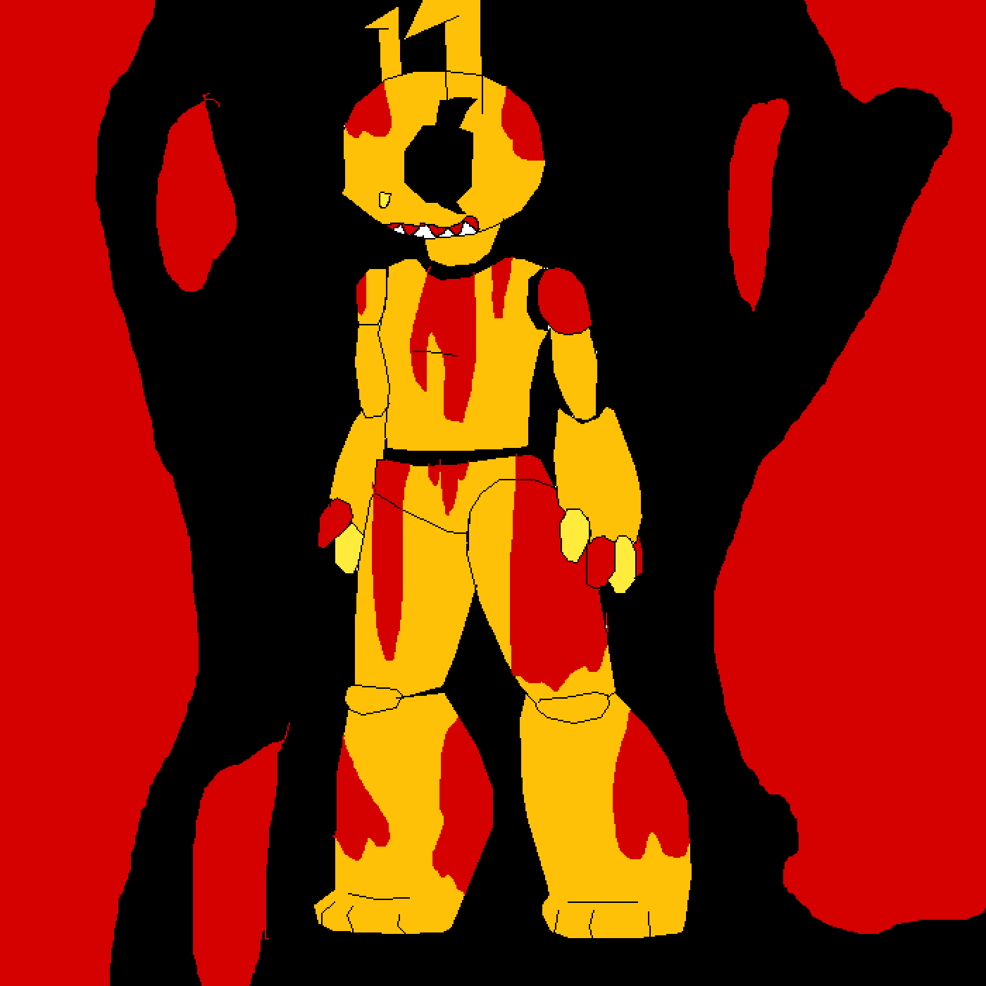 Pixilart - Demented SpringBonnie by Bleeding-out
