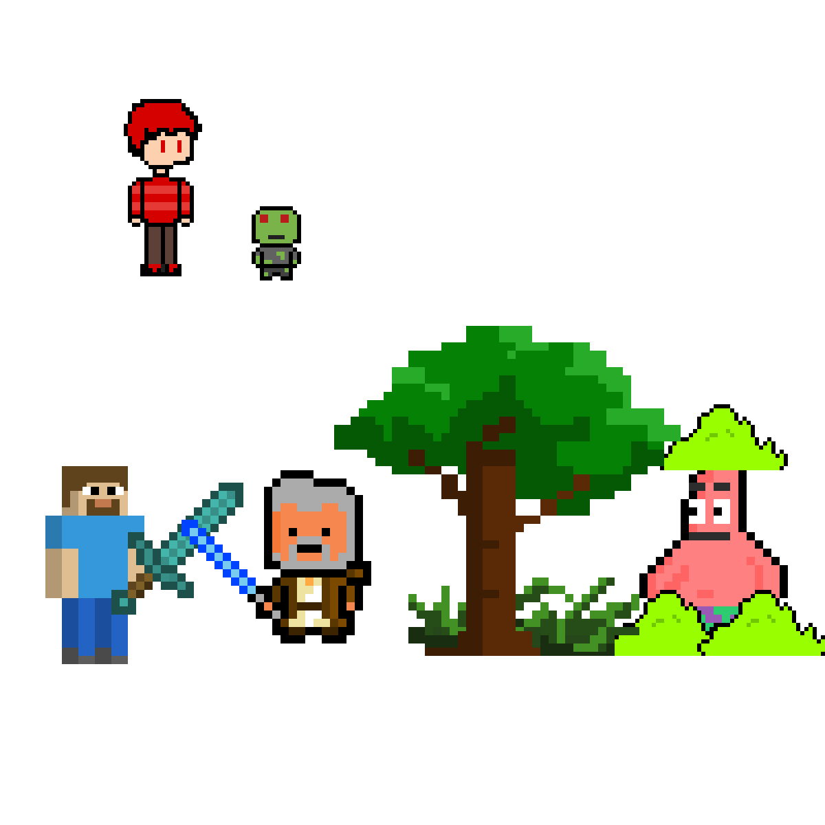 Editing The best fight scene ever - Free online pixel art drawing tool ...