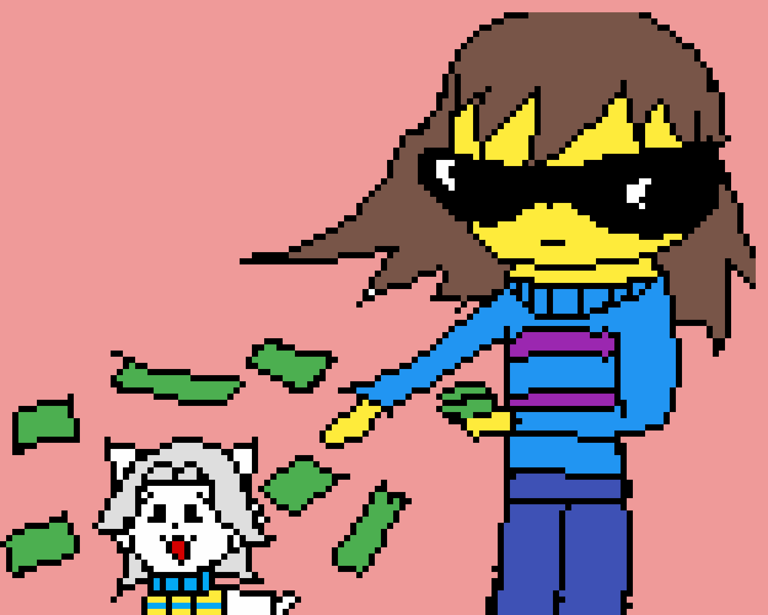 Pixilart - Temmie got Munz by anUTPerson