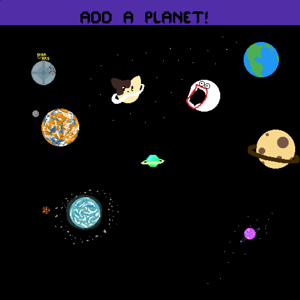 Pixilart - Cat Planet by yoinks