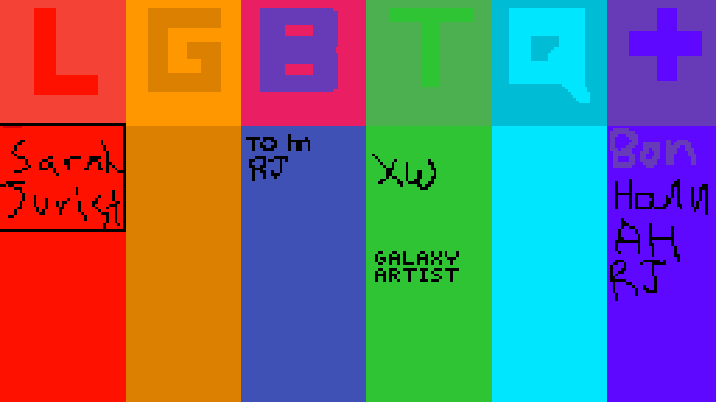 Editing Bi and GenderFluid - Free online pixel art drawing tool - Pixilart