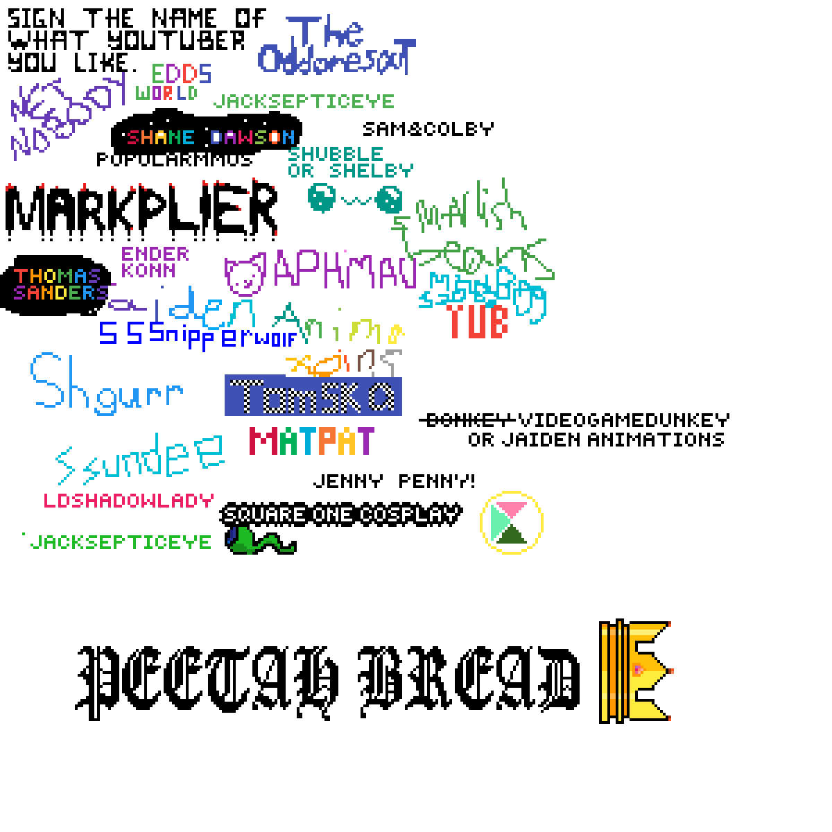Editing lol dunkey jaiden - Free online pixel art drawing tool - Pixilart