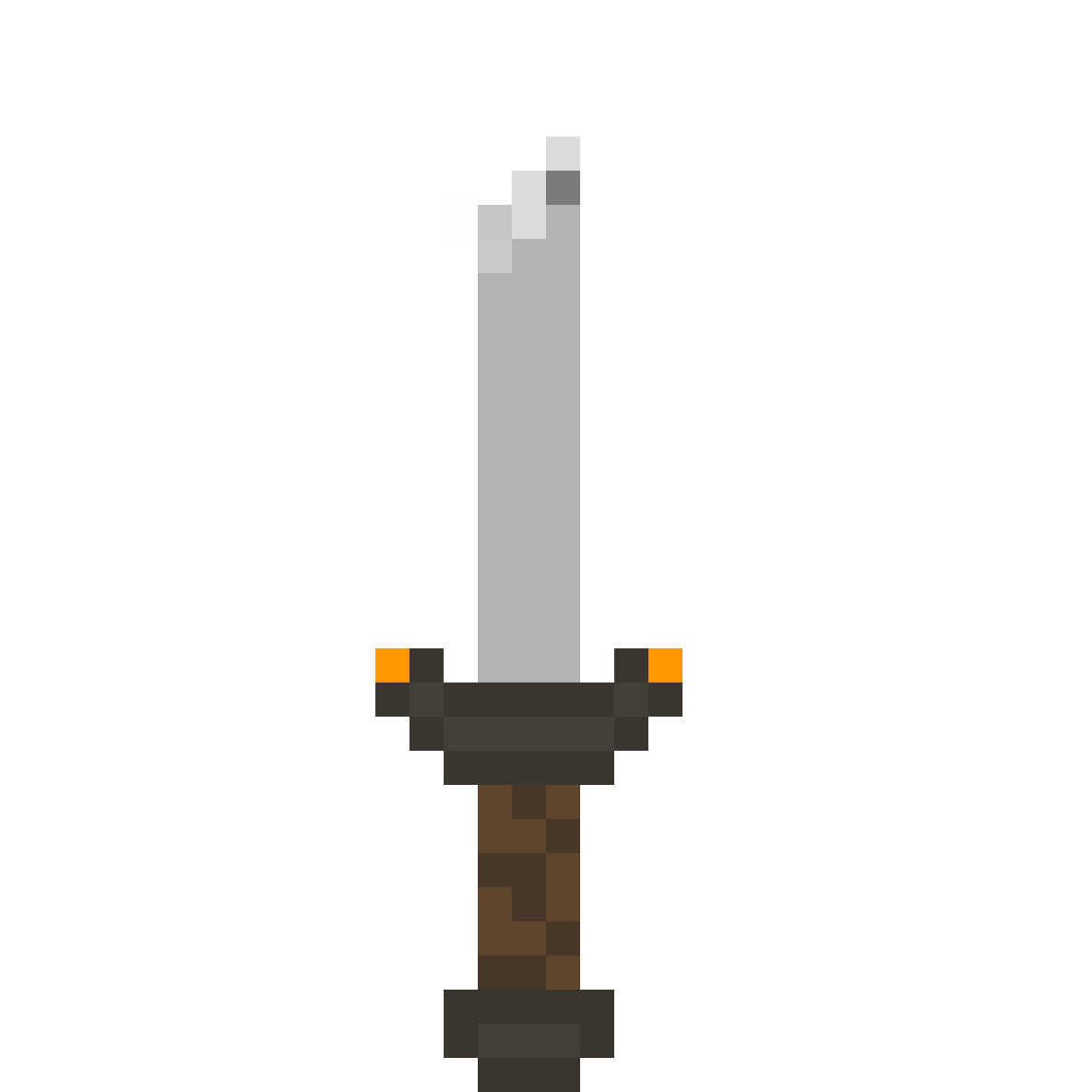 Pixilart - Restored Rusted Sword on-ground sprite by TheGoldenNarfin