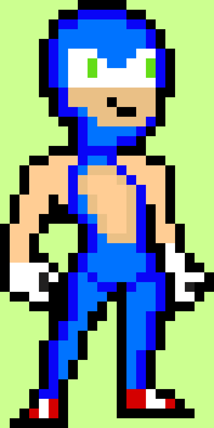 Pixilart - Sonic as a human by Sonic-loves-art