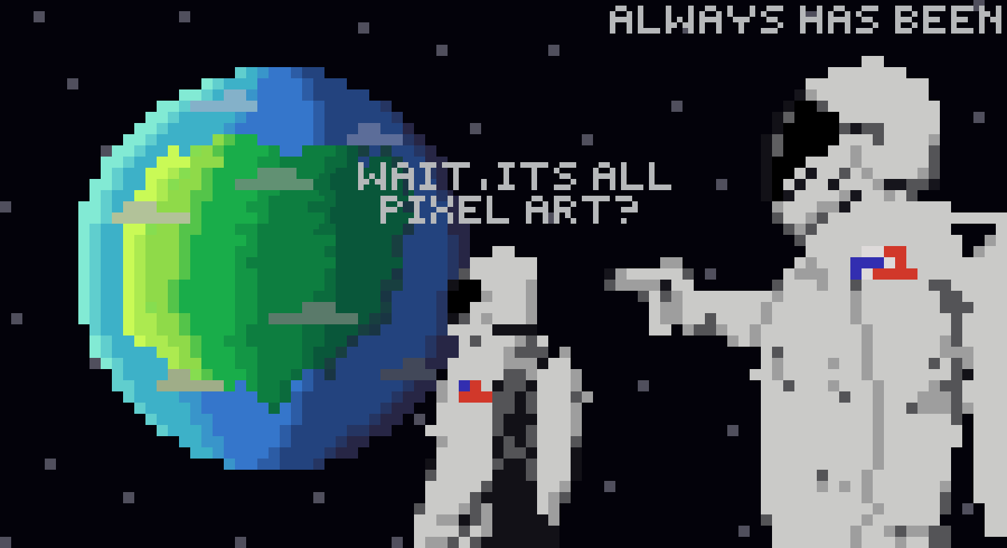 Pixilart - Always has been by Kebic