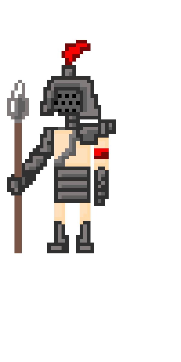 Editing Gladiator sprite - Free online pixel art drawing tool - Pixilart
