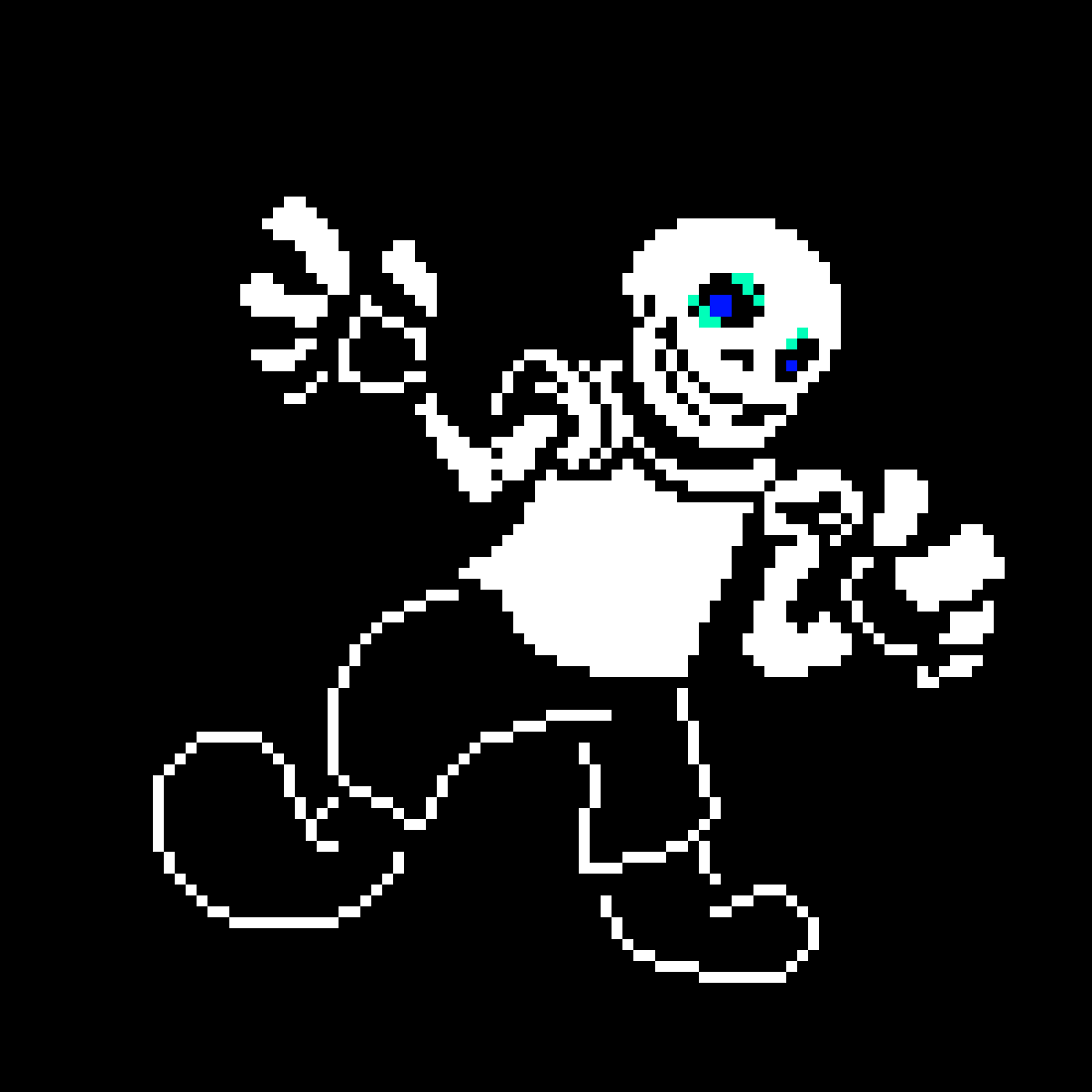 Pixilart - Sans wave by dylzim1