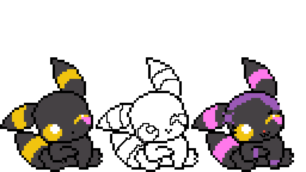 Pixilart - poke buds base by Anonymous